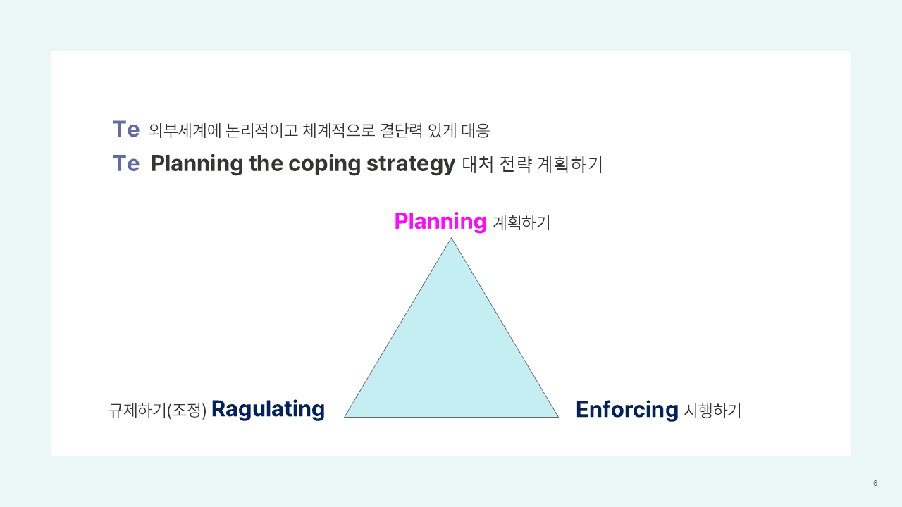 John Beebe 8기능 모델 3: 사고 프로세스 - Still Flow